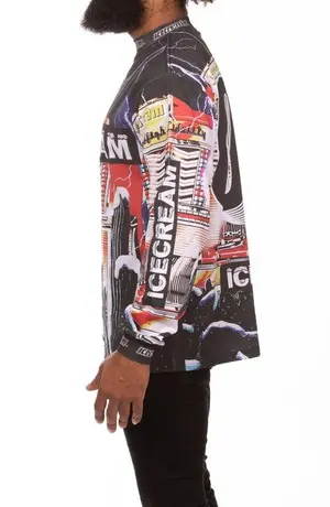 ICECREAM Yojimbo Cotton Jersey Graphic Long Sleeve T-shirt