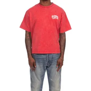 BILLIONAIRE BOYS CLUB Faded Curve Graphic T-shirt - Red