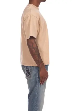 BILLIONAIRE BOYS CLUB Faded Curve Graphic T-shirt - Sesame