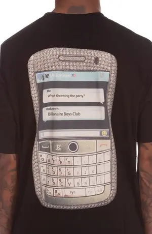 BILLIONAIRE BOYS CLUB Text Graphic T-shirt