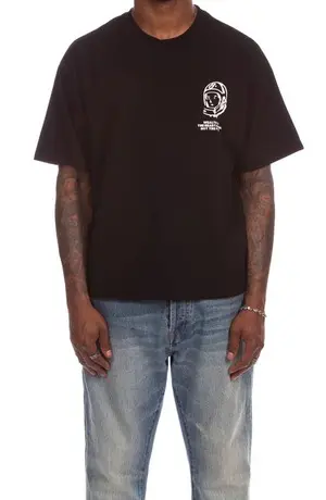 BILLIONAIRE BOYS CLUB Text Graphic T-shirt - Black