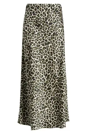 Anne Klein Print Flare Maxi Skirt