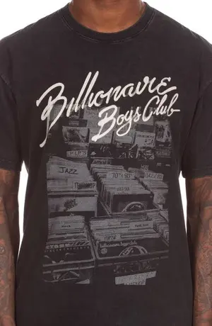 BILLIONAIRE BOYS CLUB Crates Graphic T-shirt - Black