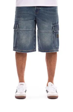 BILLIONAIRE BOYS CLUB Denim Cargo Shorts - Aries