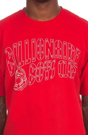 BILLIONAIRE BOYS CLUB Stores Graphic T-shirt - Red