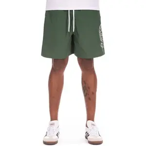 BILLIONAIRE BOYS CLUB Billionaire Boys Club Nylon Drawstring Shorts With Helmet Graphic Greener Pastures