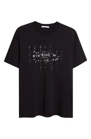 Givenchy Photographic Negative Logo Regular Fit Graphic T-shirt