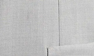Eton Lana Tailored Fit Hopsack Tech Soft Wool Blend Blazer - Light Grey