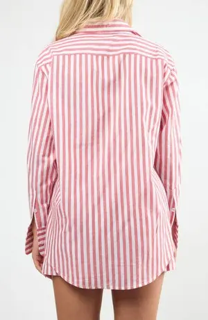 VIENS AVEC MOI The Summer Cotton Boyfriend Shirt