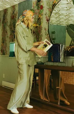 VIENS AVEC MOI The Riviera Cupro Wide Leg Pants