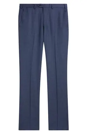 Emporio Armani Textured Virgin Wool Trousers