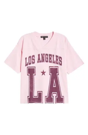 VINYL ICONS La Graphic Football T-shirt