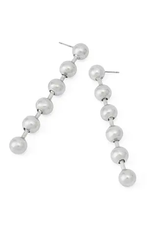 ALLSAINTS Ballchain Linear Drop Earrings
