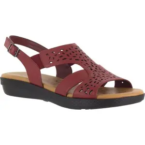 EASY WORKS BY EASY STREET Bolt Sandal - Red