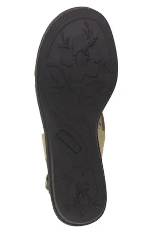 EASY WORKS BY EASY STREET Bolt Perforated Strappy Sandal