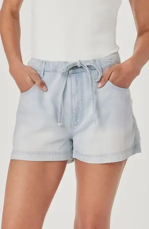 Splendid Lounge Shorts - Bleached Indigo Blue