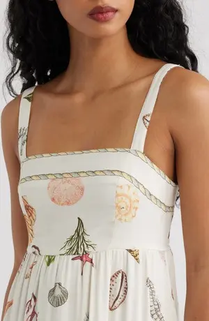 BLU PEPPER Printed Midi Sundress