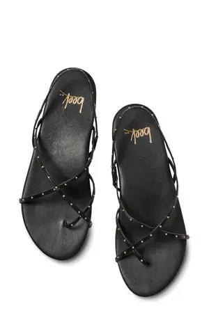 Beek Palila Studded Leather Slingback Sandal
