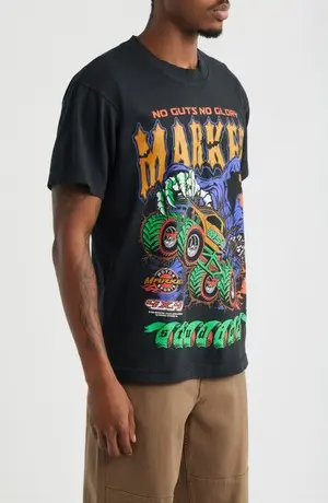 MARKET No Guts No Glory Cotton Graphic T-shirt