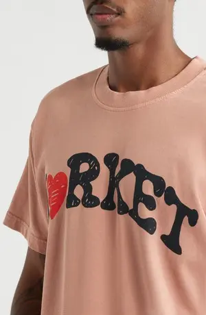MARKET Heart Arc Cotton Graphic T-shirt