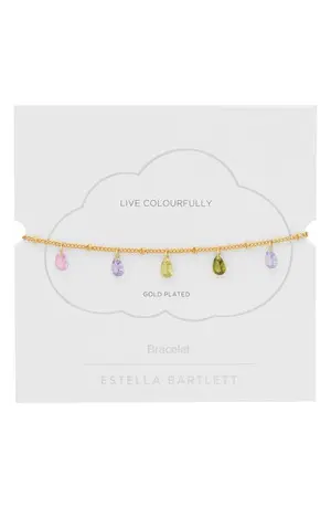 Estée Lauder Multi Cubic Zirconia Drop Bracelet