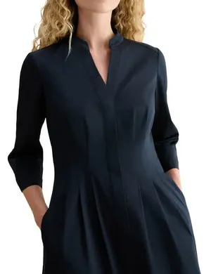 HOBBS LONDON Emmaline 3/4 Sleeve Midi Dress
