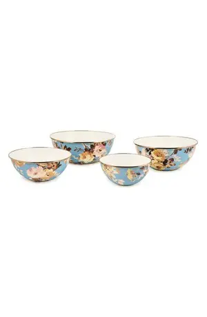 MACKENZIE-CHILDS Wild Rose Slate Medium Everyday Bowl