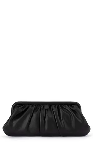 OLGA BERG Catherine Frame Clutch - Black