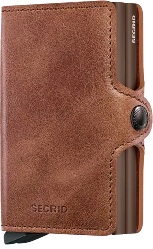 SECRID Twinwallet Vintage - Cognac