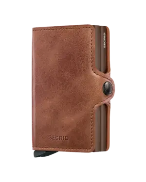 SECRID Twinwallet Vintage - Cognac