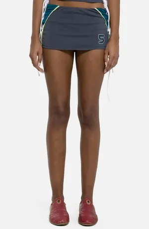 JADED LONDON Sporty Lace-up Skort - Grey