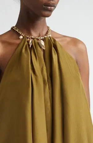 Zimmermann Mahon Silk Habutae Halter Top
