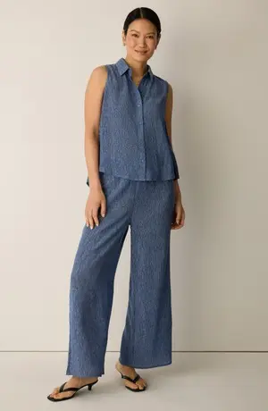 Eileen Fisher Ankle Wide Leg Pants
