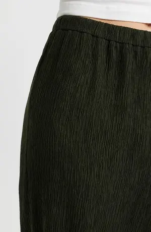 Eileen Fisher Wide Leg Ankle Pants - Seaweed