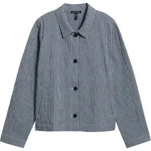 Eileen Fisher Spread Collar Outerwear For Women