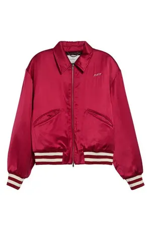SECOND / LAYER Aces Satin Club Jacket