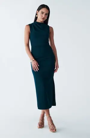BWLDR Rory Gathered Maxi Dress