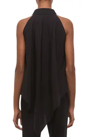 Helmut Lang Sleeveless Cotton Shirt - Black