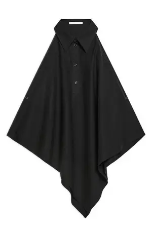 Helmut Lang Sleeveless Cotton Shirt - Black