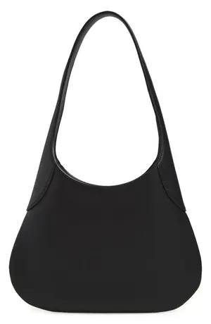 Khaite Small Joan Leather Hobo Bag - Black