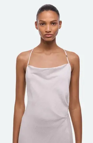 Helmut Lang Scarf Hem Knot Slipdress