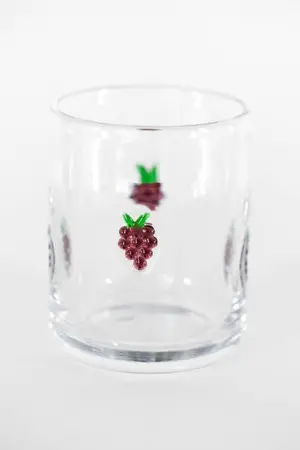 JEANNE FITZ Assorted Fruits Icon Glasses