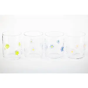 JEANNE FITZ Assorted Flowers Icon Glasses - Multi