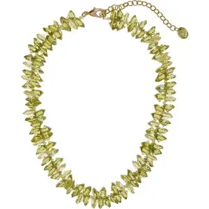ROXANNE ASSOULIN Cubic Cluster Necklace - Olive