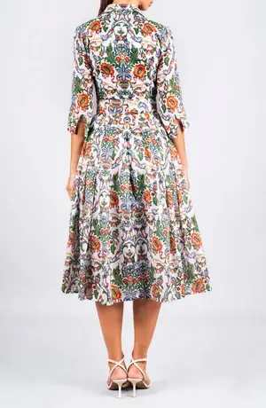 Samantha Sung Pleated Shirtdress - Vittoriale