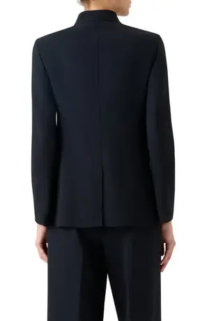 Akris Kev" Wool Blend Jacket With Stand Collar