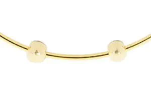 MARLYN SCHIFF Ball Hoop Earrings - Gold