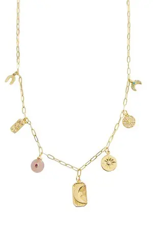 MARLYN SCHIFF Serena Charm Necklace