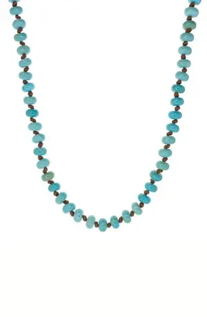 MARLYN SCHIFF Beaded Necklace - Turquoise