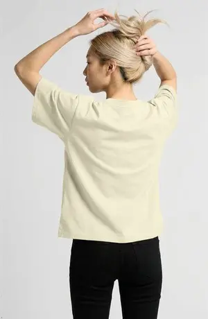 DALIX Lil Heart Relaxed Midweight Jersey Tee - Butter